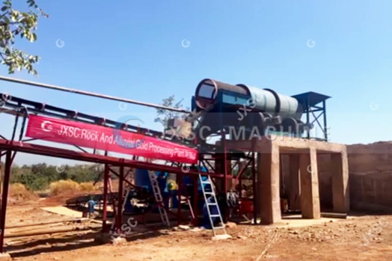 50TPH Rock And Alluvial Gold Recovery Process Plant In Mali - JXSC ...