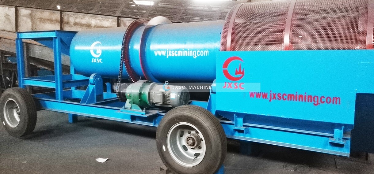 25TPH Alluvial Gold Processing Plant In Laos- JXSC Machinery