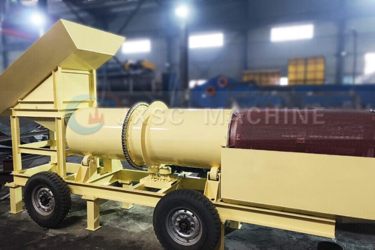Mobile Gold Wash Plant, Gold Washing Plant With Trommel - JXSC Machinery
