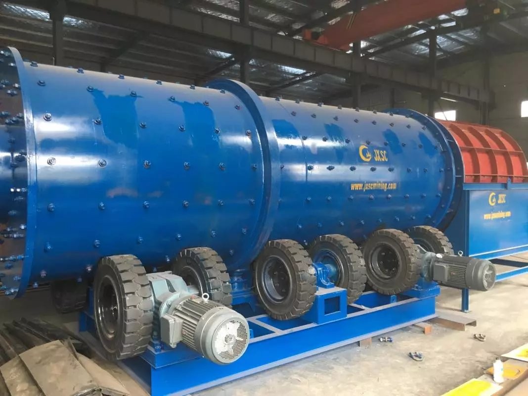 Rotary Scrubber In Gold And Diamond Mining - JXSC Machinery
