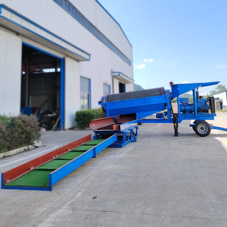 Mobile Gold Wash Plant, Gold Washing Plant With Trommel - JXSC Machinery