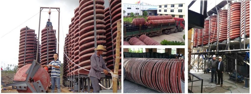 Spiral Separator | Chrome Ore Spiral Chute, Spiral Concentrator - JXSC ...